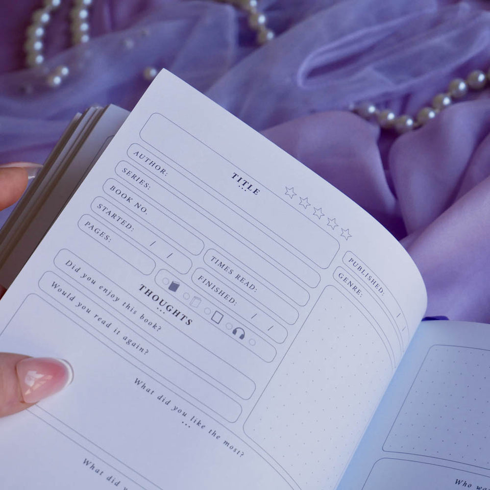 Reading Journal | Book Tracker | Readers Notebook | The Quirky Cup ...